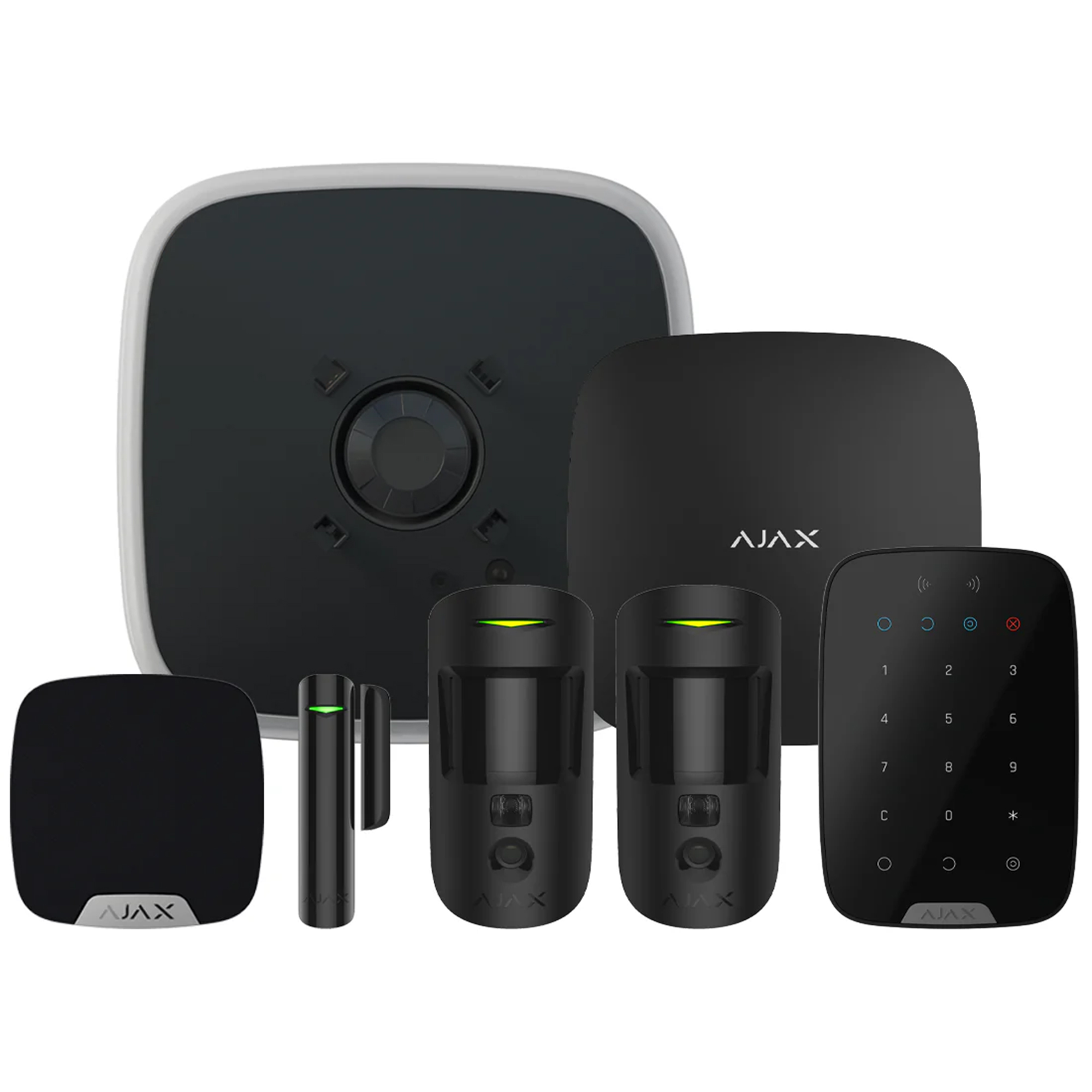 Ajax Superior Wireless Alarm Kit15 S,Black (90790)