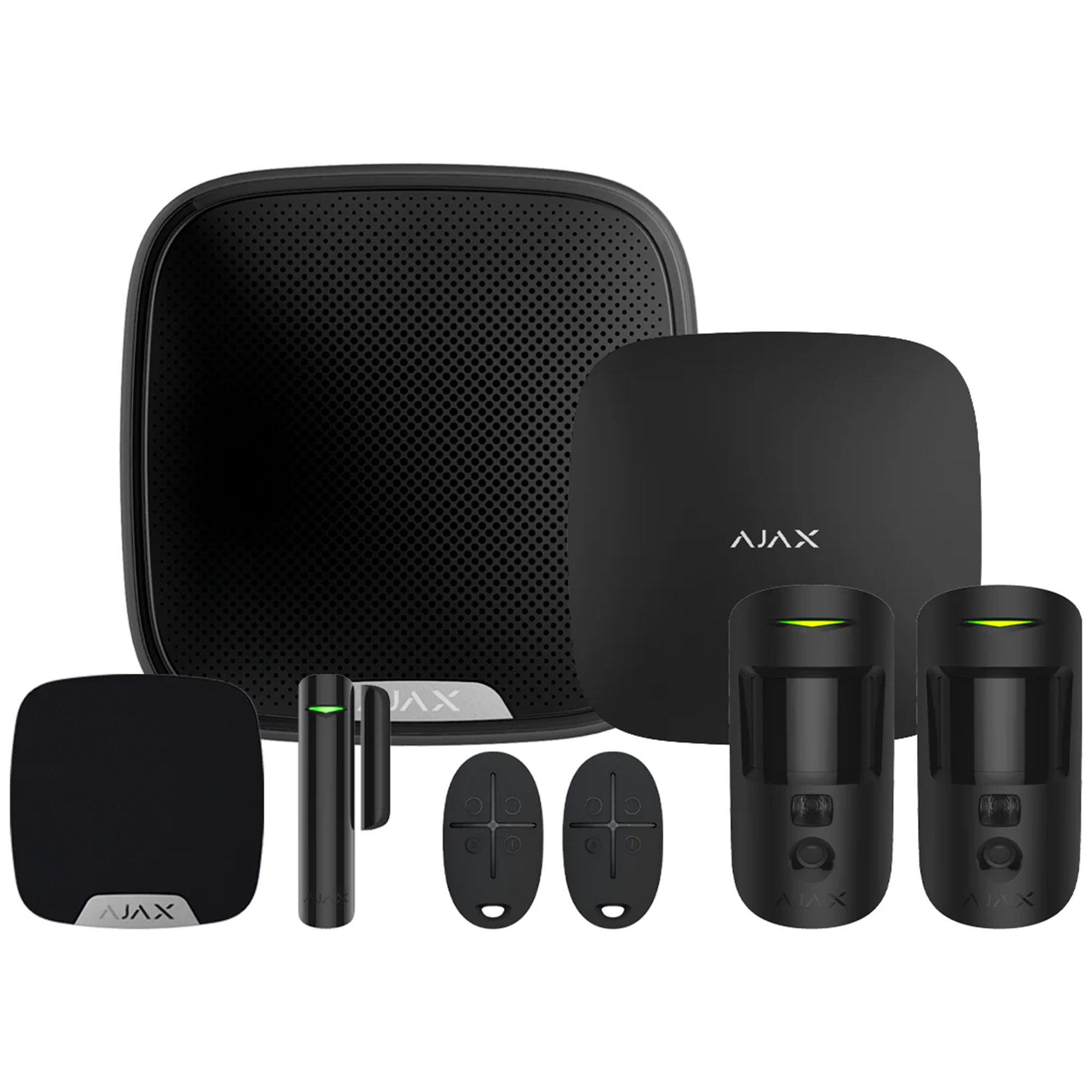 Ajax Hub2 Wireless Camera Starter Kit 1 - Black (23301)