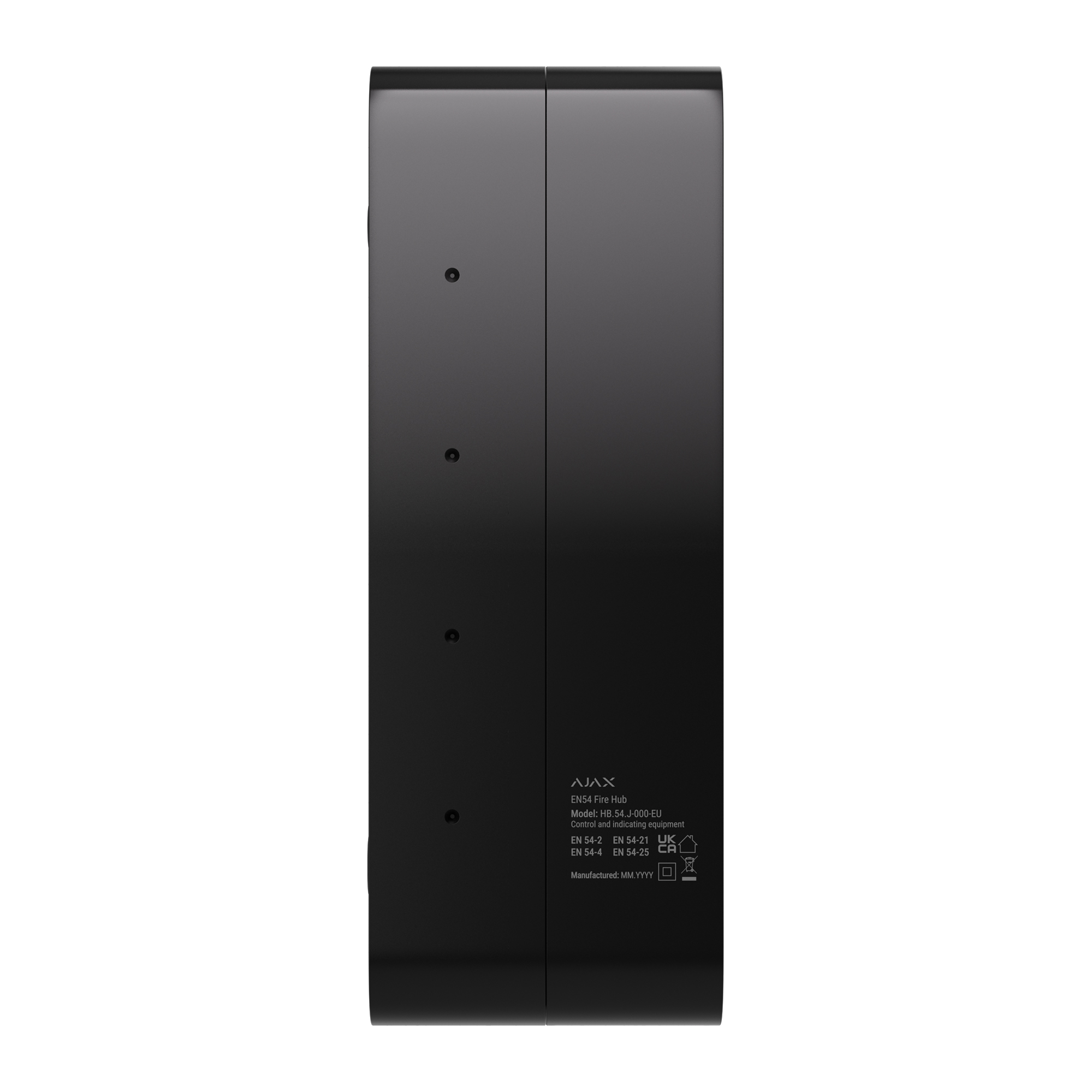 Ajax EN54 Fire Hub Jeweller – Wireless Fire Alarm Control Panel - Black ...