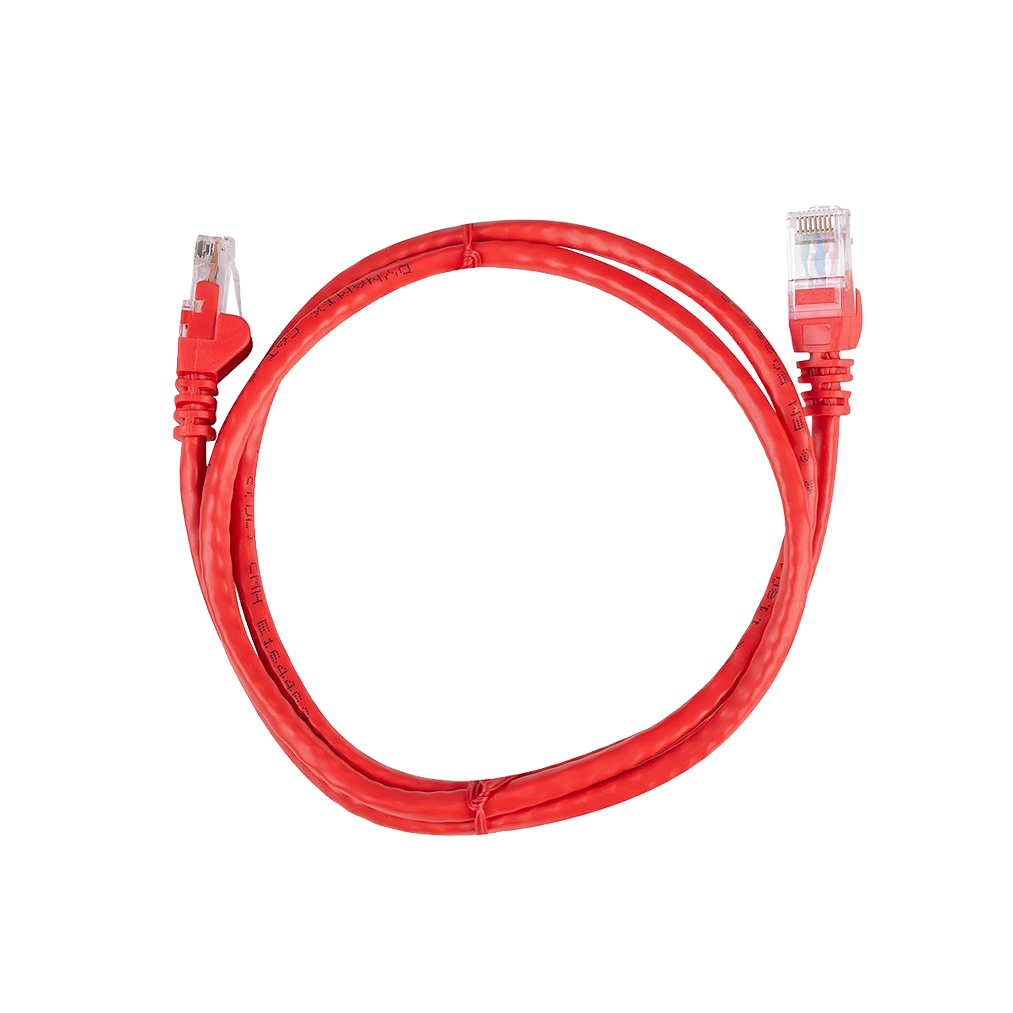 Red 3m Cat5 Patch Lead - 5 Pack