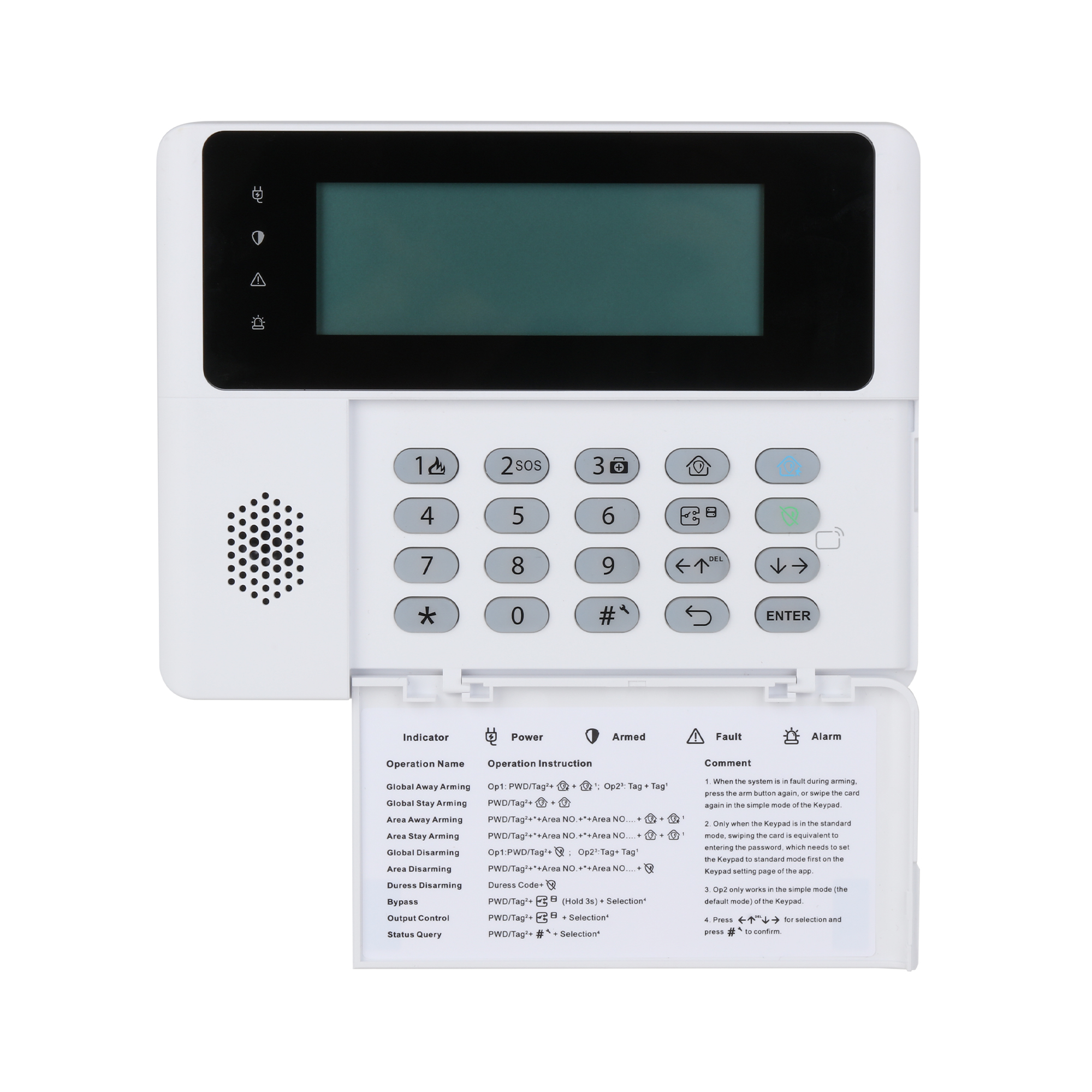 DAHUA ALARM KEYPAD - DHI-ARK30T-W2(868)