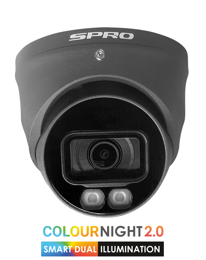 SPRO 8MP Colour Night Turret - Smart Illumination & IR