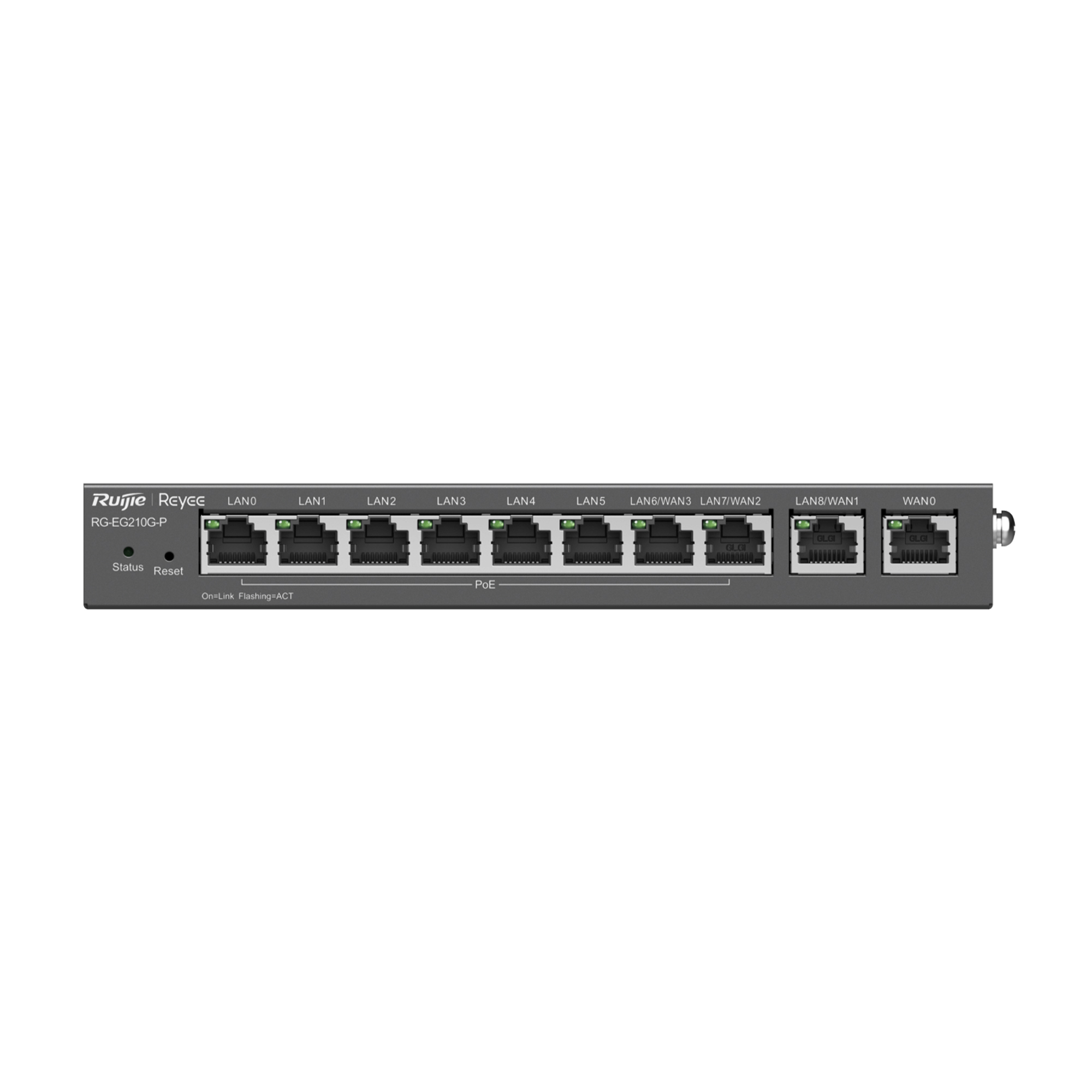 Ruijie Reyee 10-Port Gigabit Cloud Managed PoE Router (RG-EG210G-P)