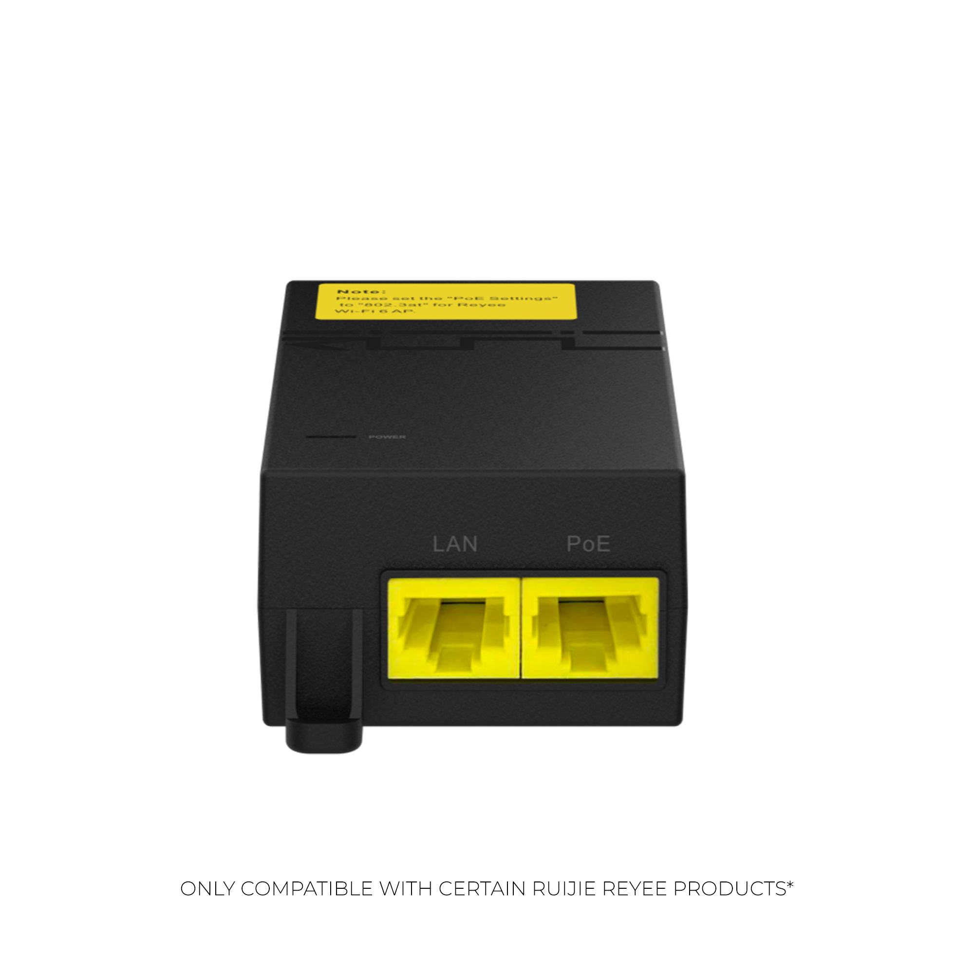 Ruijie Reyee 1-Port PoE Injector (1000Base-T, 52 V, 31.2 W) (RG-POE-AT30)