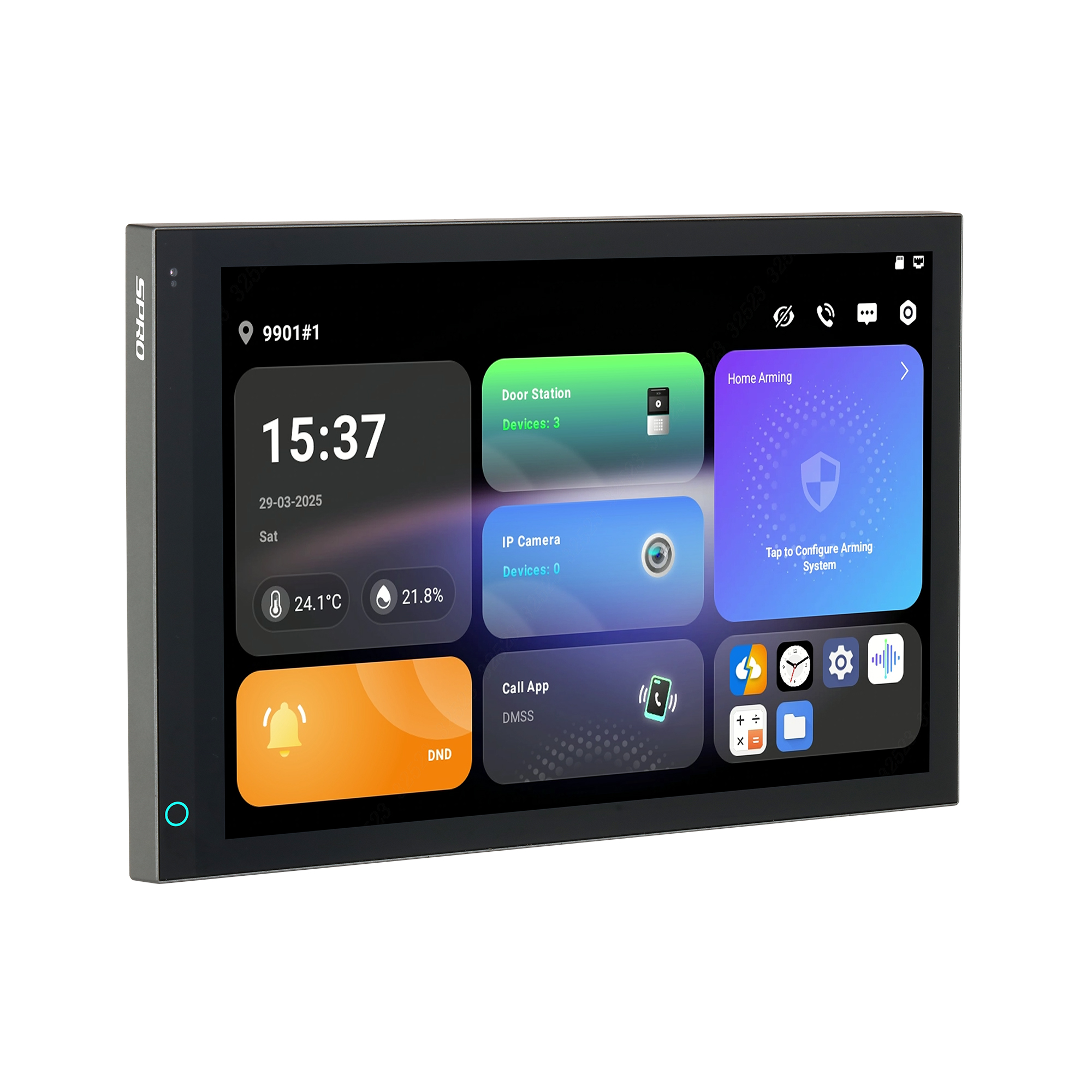 SPRO 10.1" Android Video Intercom Monitor | IP & WiFi Touchscreen Panel